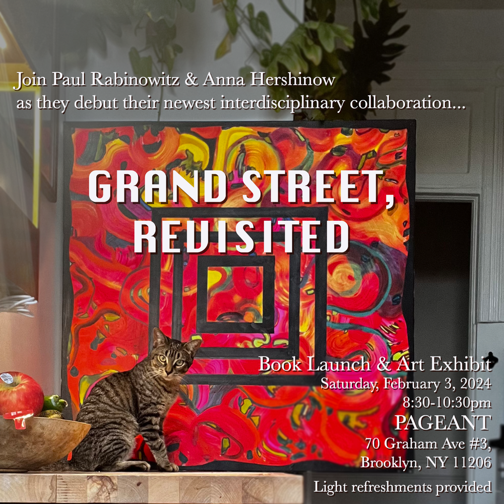 Book Launch and Art Exhibit — Paul Rabinowitz