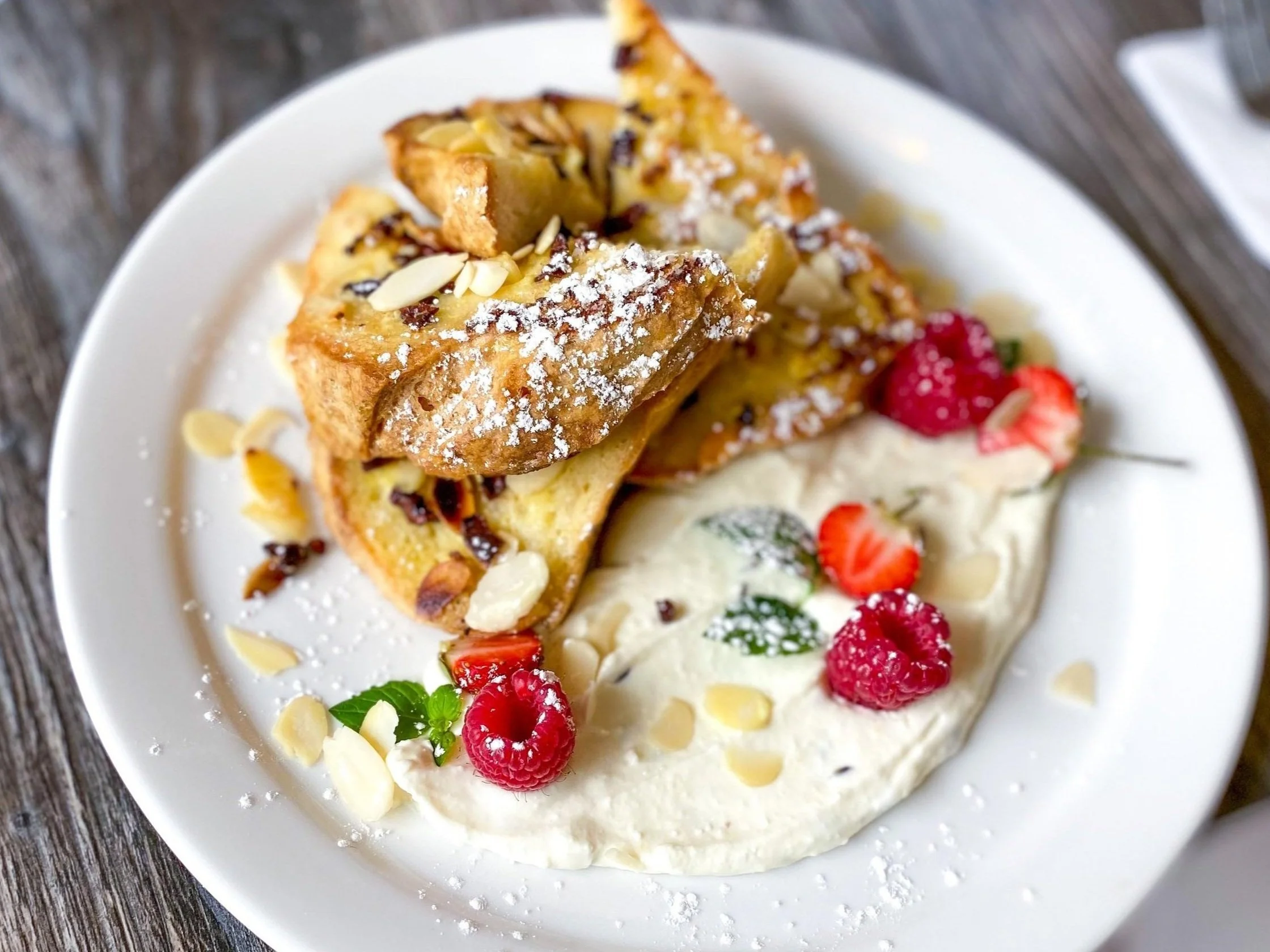 Almond Butterfly Bistro Daily Brunch Menu