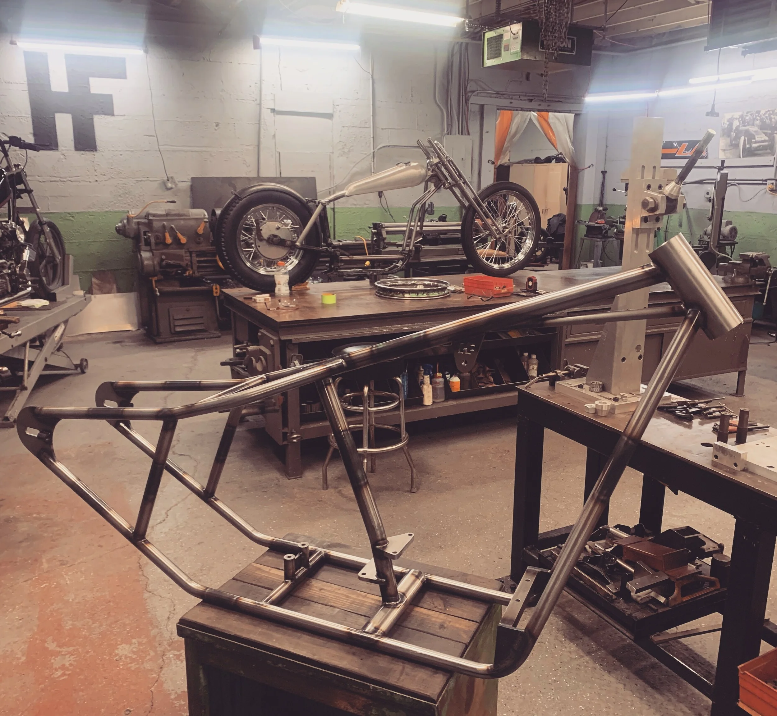 Custom Frames/Frame Repair — Heman Fabrication Co. Motorcycle & Speed Craft