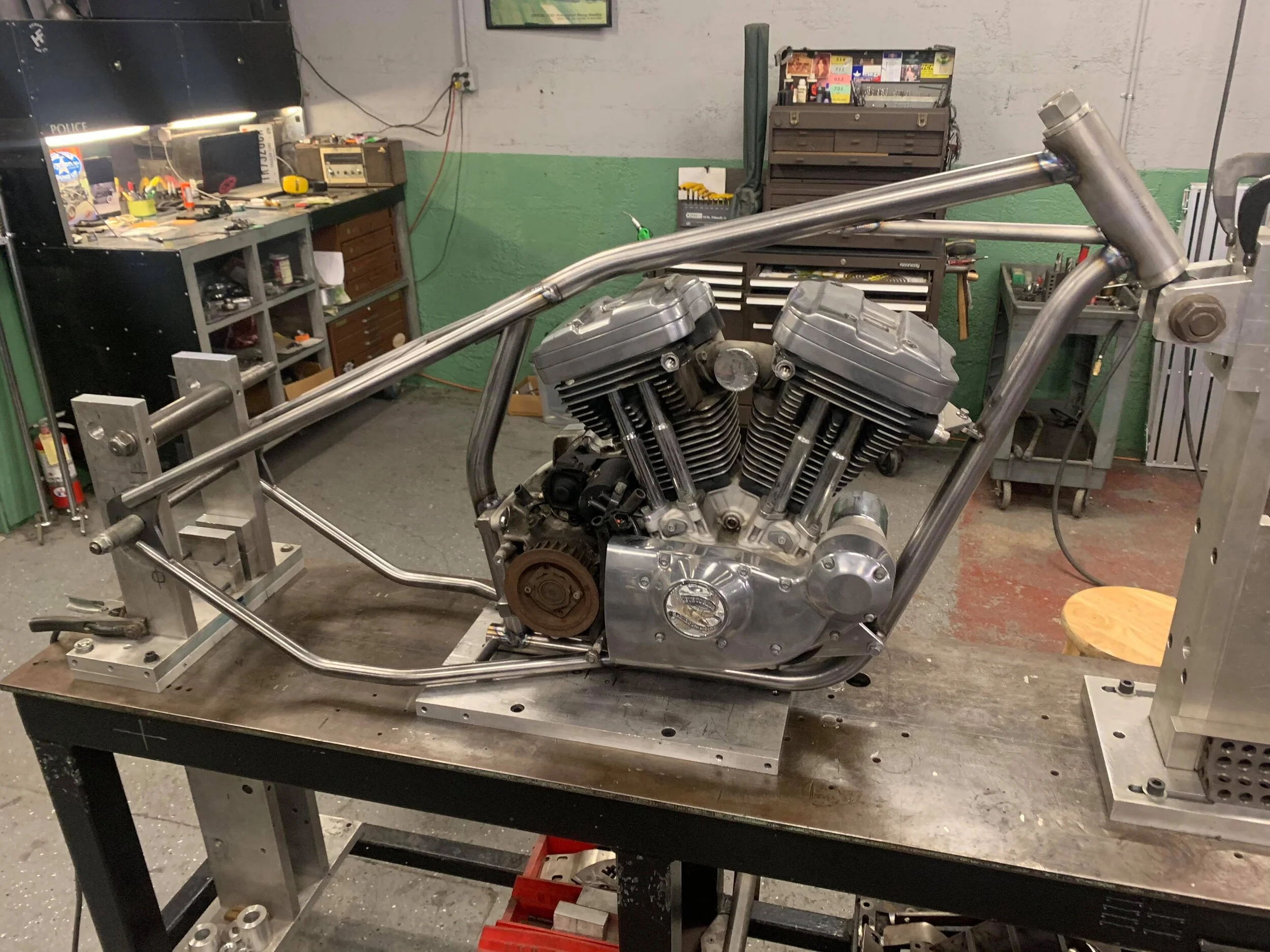 Custom Frames/Frame Repair — Heman Fabrication Co. Motorcycle & Speed Craft