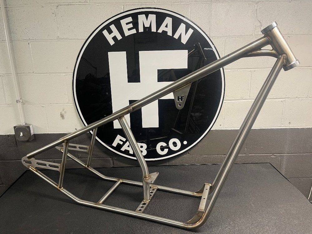HF Custom Frames — Heman Fabrication Co. Motorcycle & Speed Craft