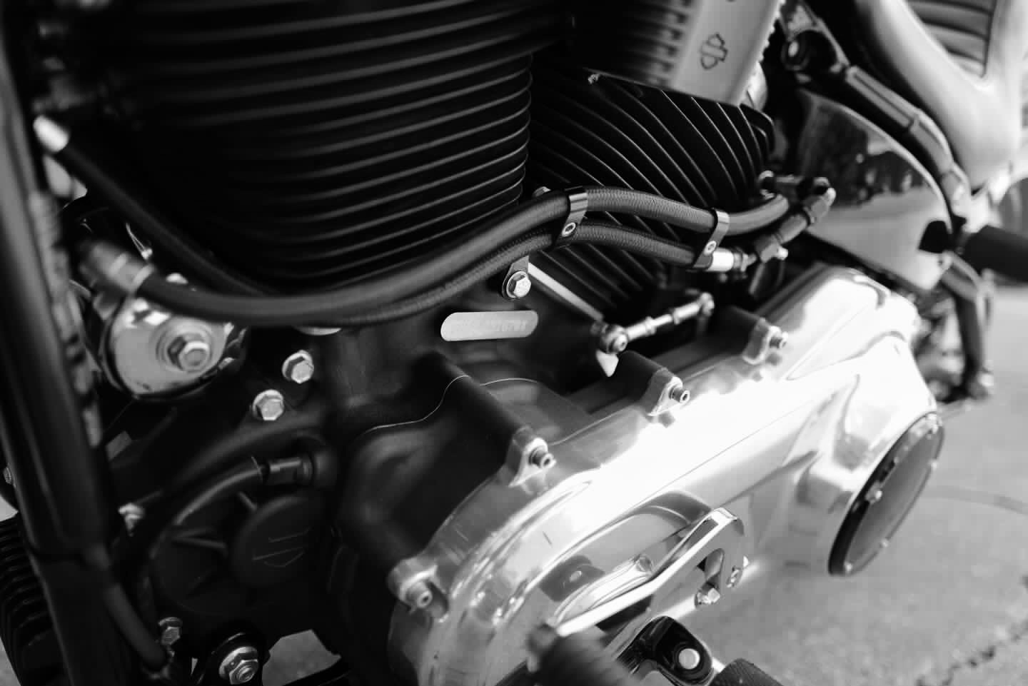 M8 Oil Cooler/Lines — Heman Fabrication Co. Motorcycle & Speed Craft