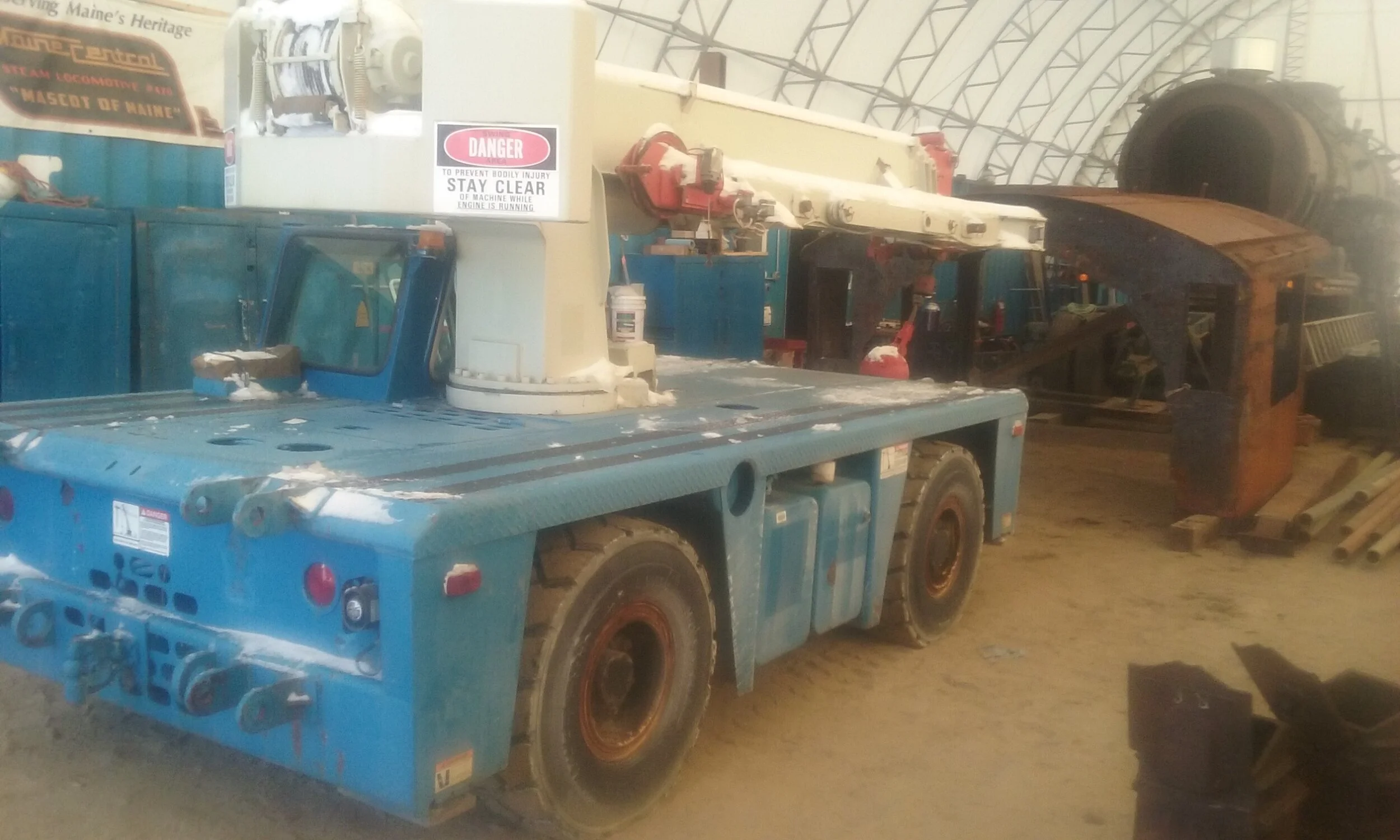 Deck Crane & Air Compressor — New England Steam Corporation