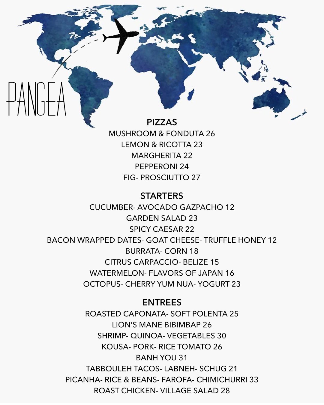 Menu — Roost