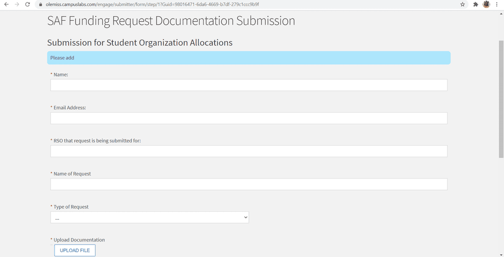 RSO Funding — Associated Student Body