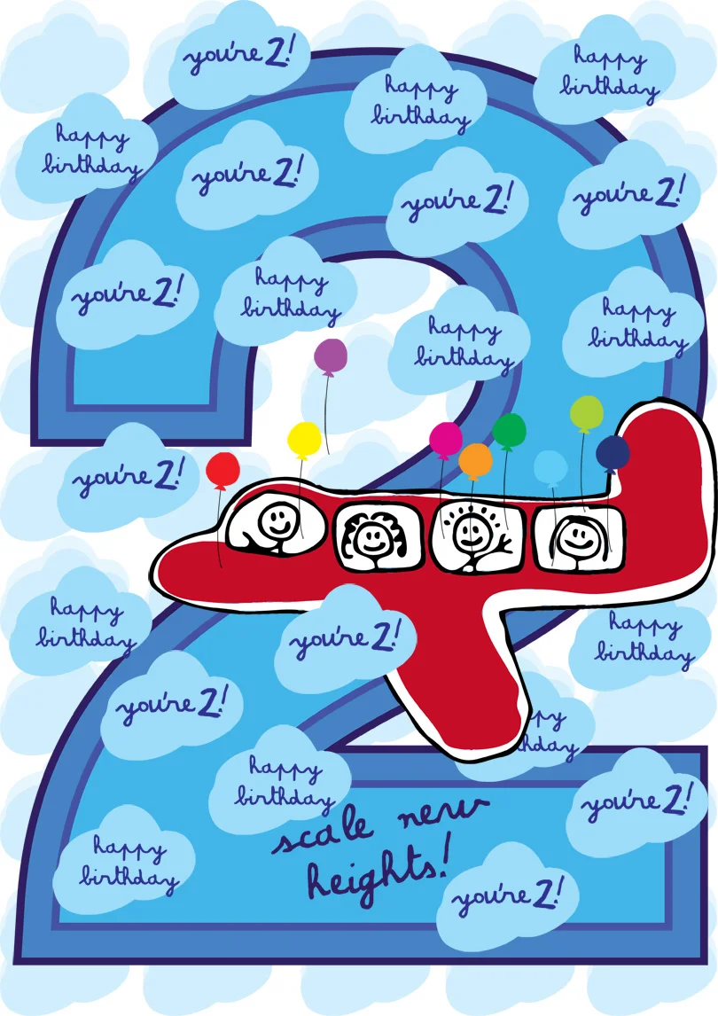 2nd Birthday Card for a Boy | Free printable birthday cards - Quick ...