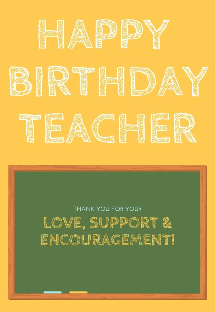 Free Printable Teacher's Birthday Cards — PRINTBIRTHDAY.CARDS