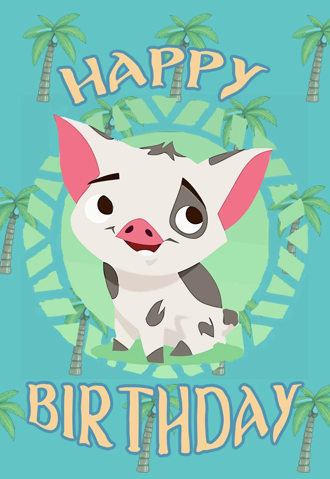 Moana Printable Birthday Cards — PRINTBIRTHDAY.CARDS