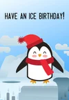 Penguin Printable Birthday Cards — PRINTBIRTHDAY.CARDS