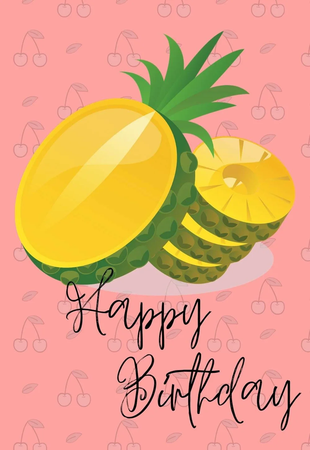 Pineapple Printable Birthday Cards — PRINTBIRTHDAY.CARDS