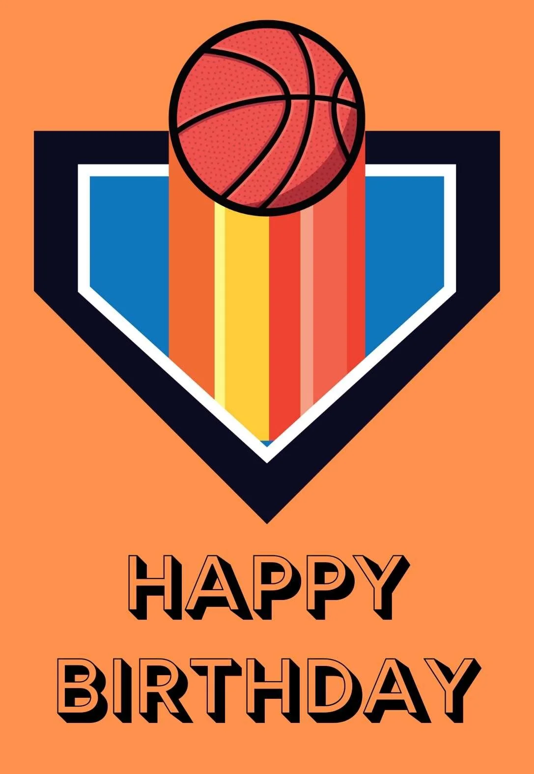 Basketball Printable Birthday Cards — PRINTBIRTHDAY.CARDS