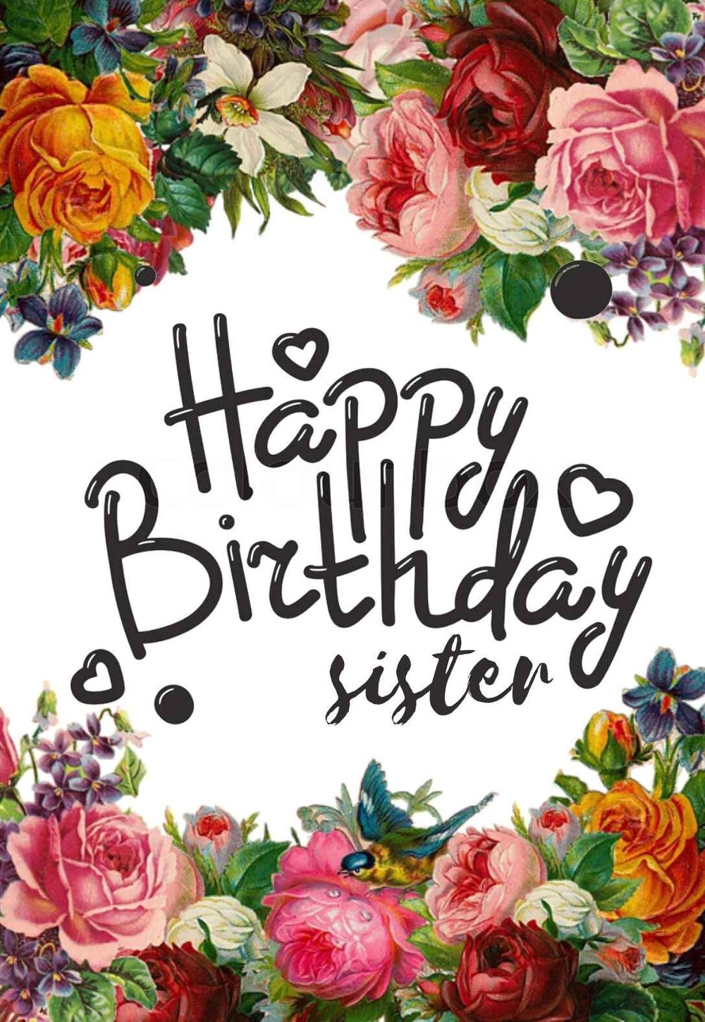 Extraordinary Birthday Cards For Sisters Free Photos