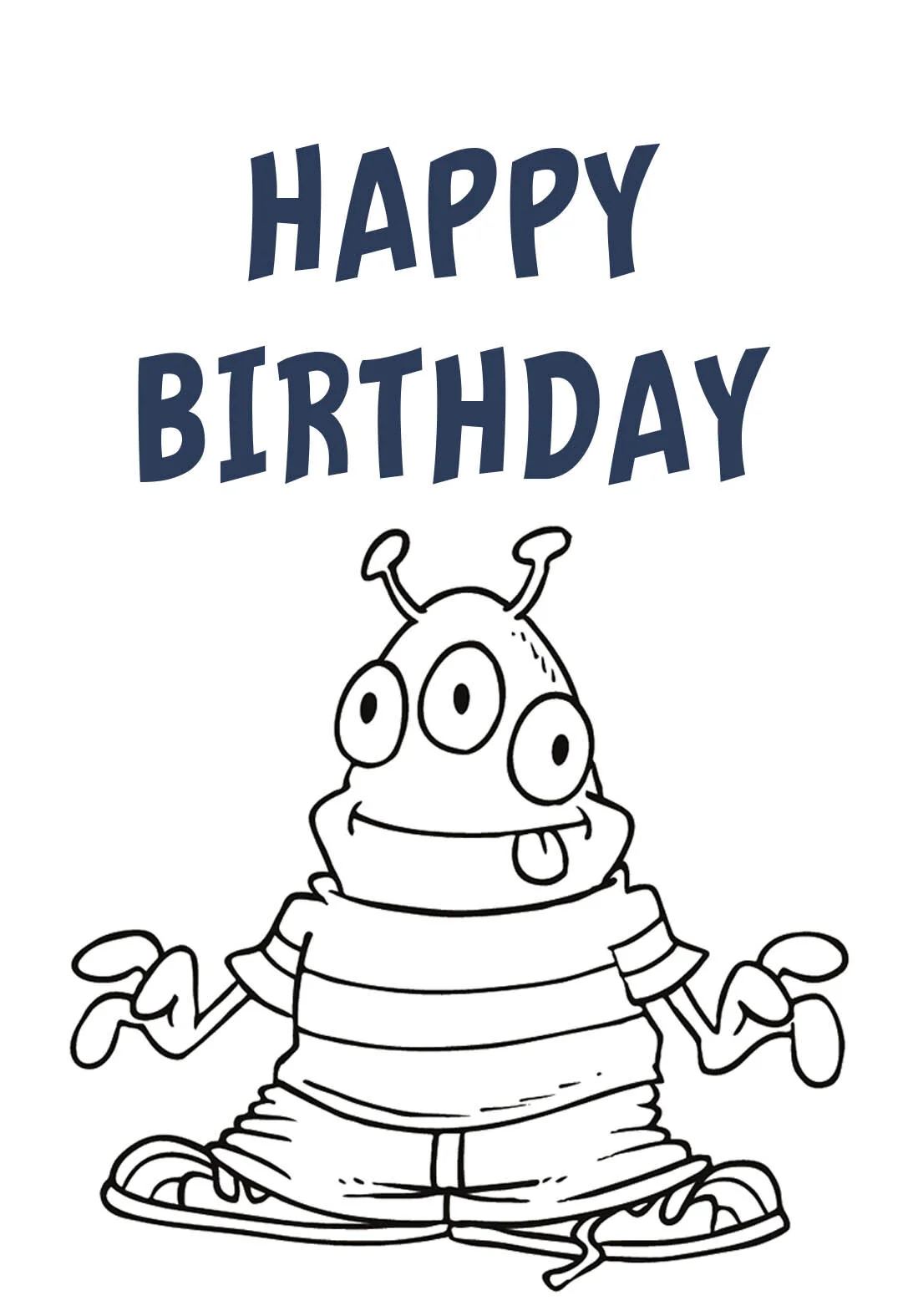 7 Alien & UFO Printable Birthday Cards — PRINTBIRTHDAY.CARDS
