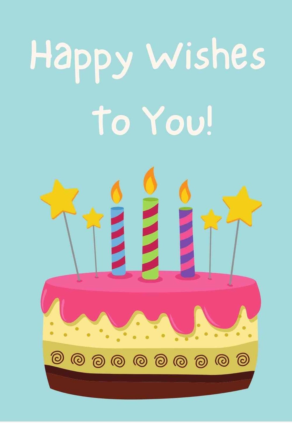 10 Awesome Birthday Cake Printable Birthday Cards (free ...