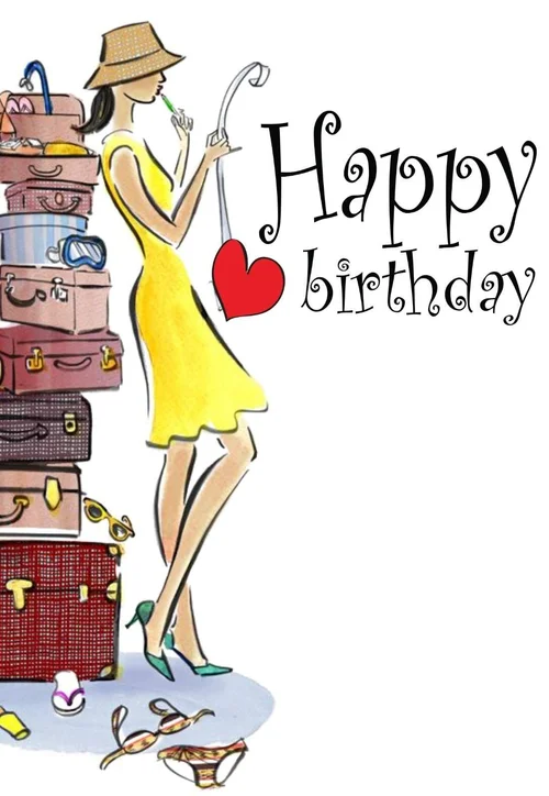 Printable Birthday Cards for People who love to Travel — PRINTBIRTHDAY ...