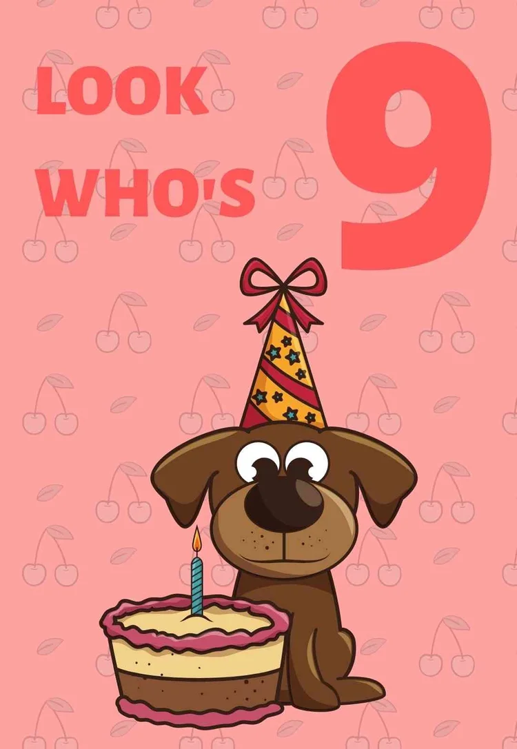 10 Cute Printable Birthday Cards for 9 Year Olds (free) — PRINTBIRTHDAY ...