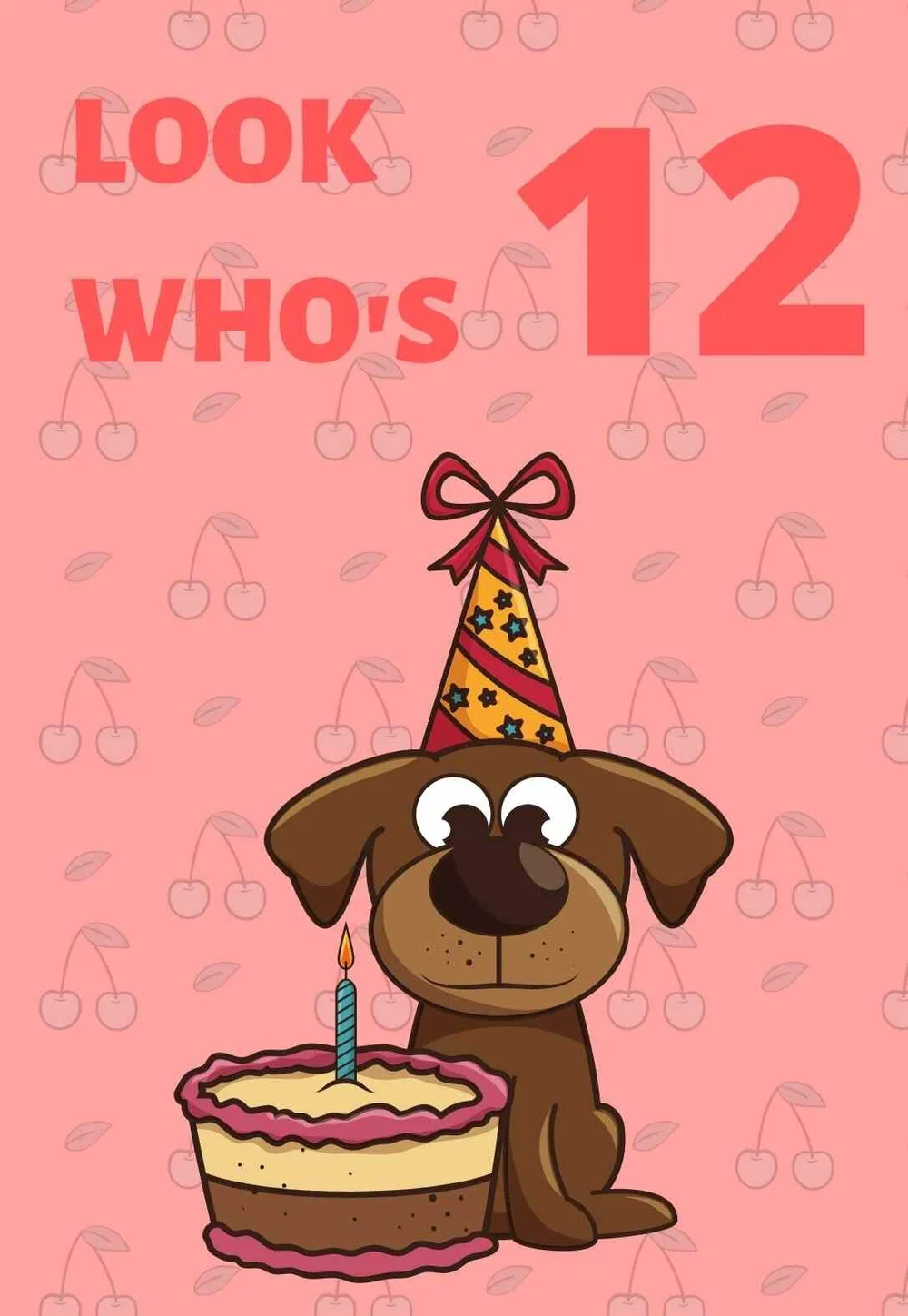 10 Gorgeous Printable Birthday Cards for 12 Year Olds (free ...