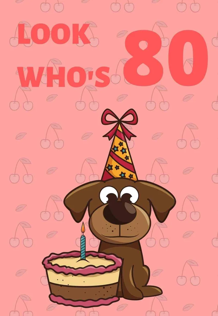 The Best Printable 80th Birthday Cards (free) — PRINTBIRTHDAY.CARDS