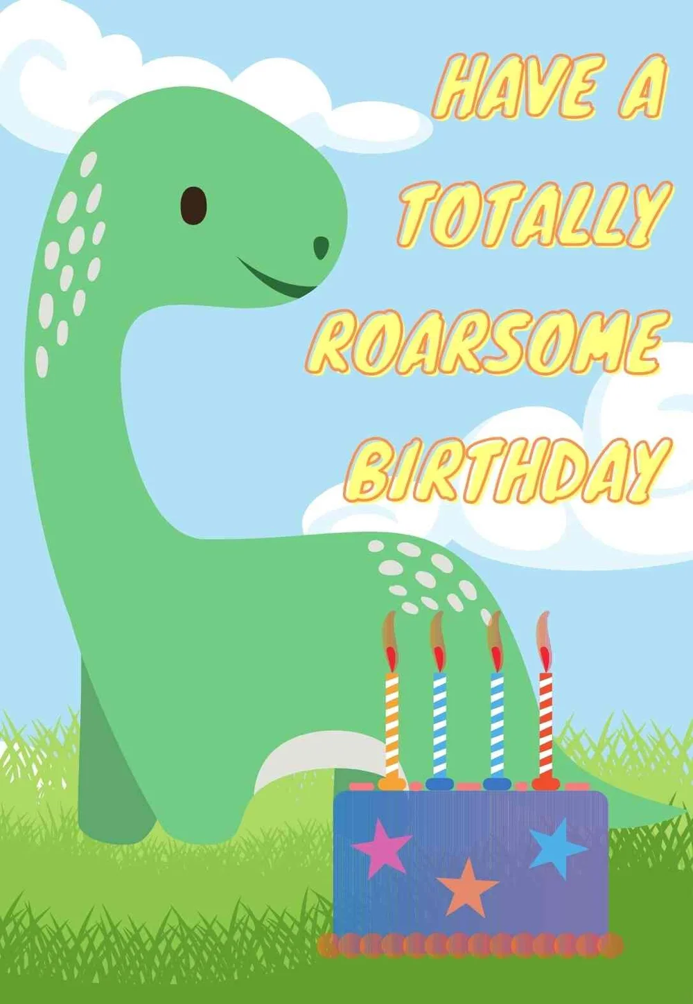 9 Dinosaur Printable Birthday Cards (free) — PRINTBIRTHDAY.CARDS
