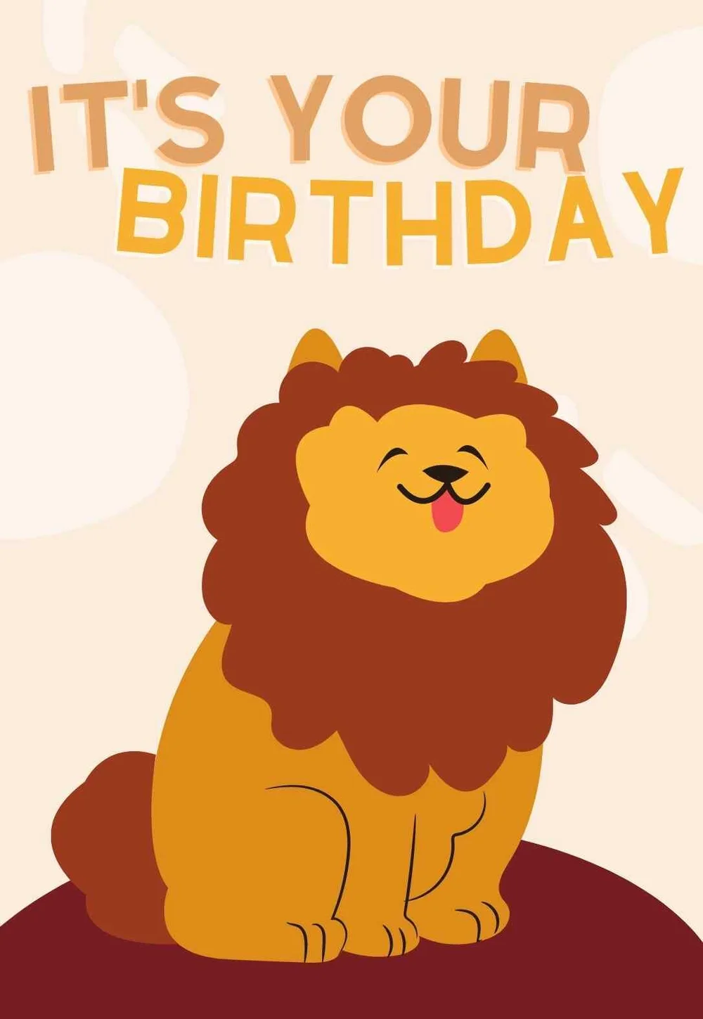 Lion & Lion King Printable Birthday Cards (free) — PRINTBIRTHDAY.CARDS