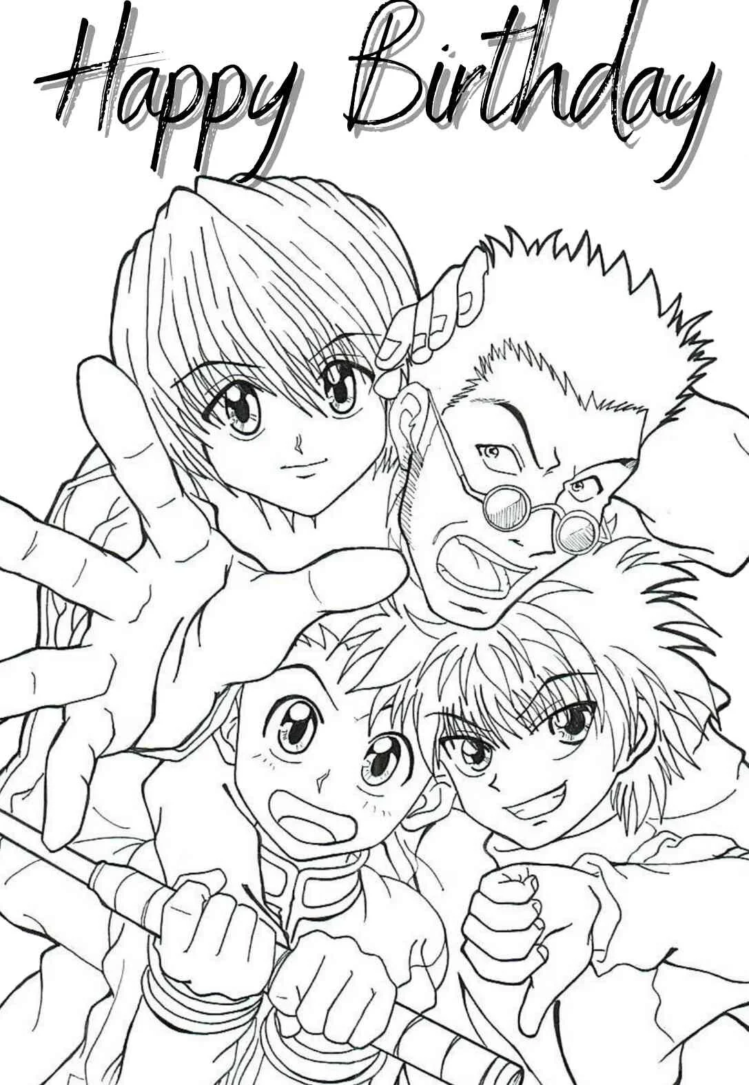 10+ Birthday Coloring Pages & Cards for Boys (free) — PRINTBIRTHDAY.CARDS