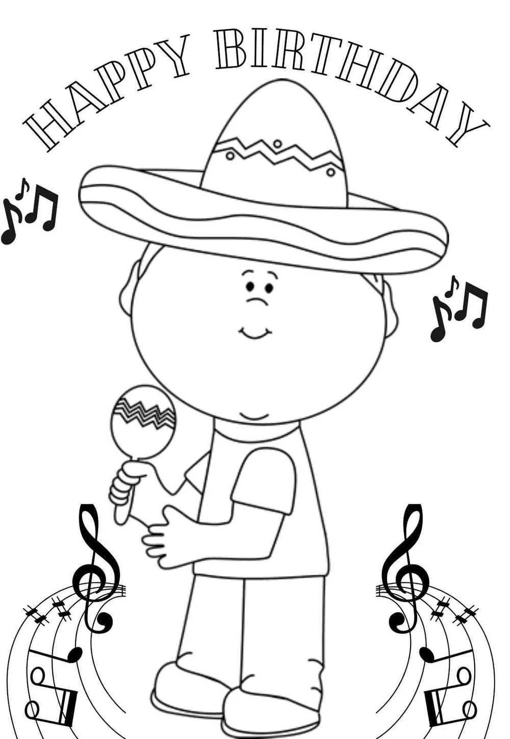 10+ Birthday Coloring Pages & Cards for Boys (free) — PRINTBIRTHDAY.CARDS