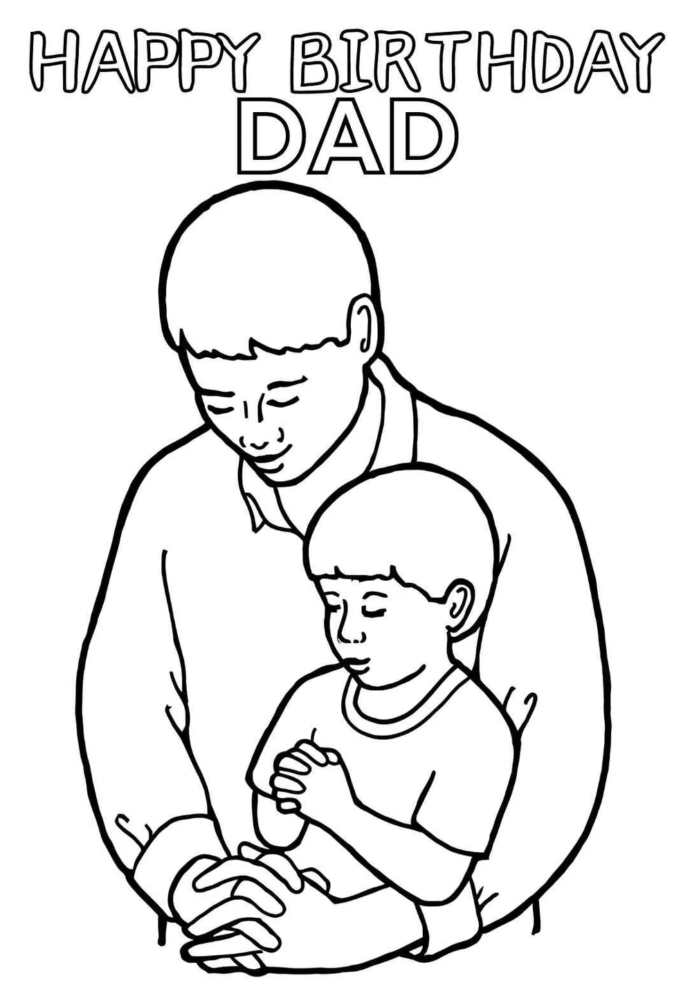 100's of Birthday Coloring Pages & Cards (free) — PRINTBIRTHDAY.CARDS