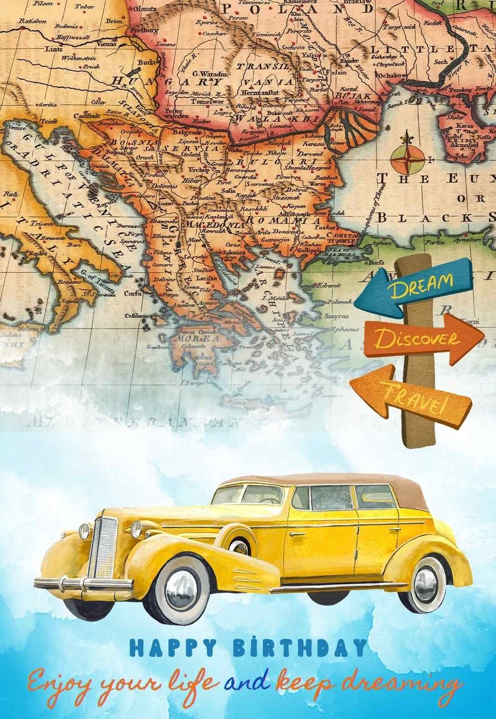 Printable Birthday Cards for People who love to Travel — PRINTBIRTHDAY ...