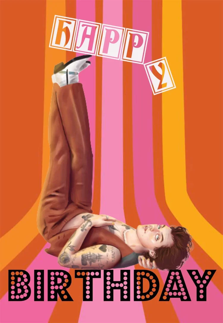 Harry Styles Printable Birthday Cards (free) — PRINTBIRTHDAY.CARDS