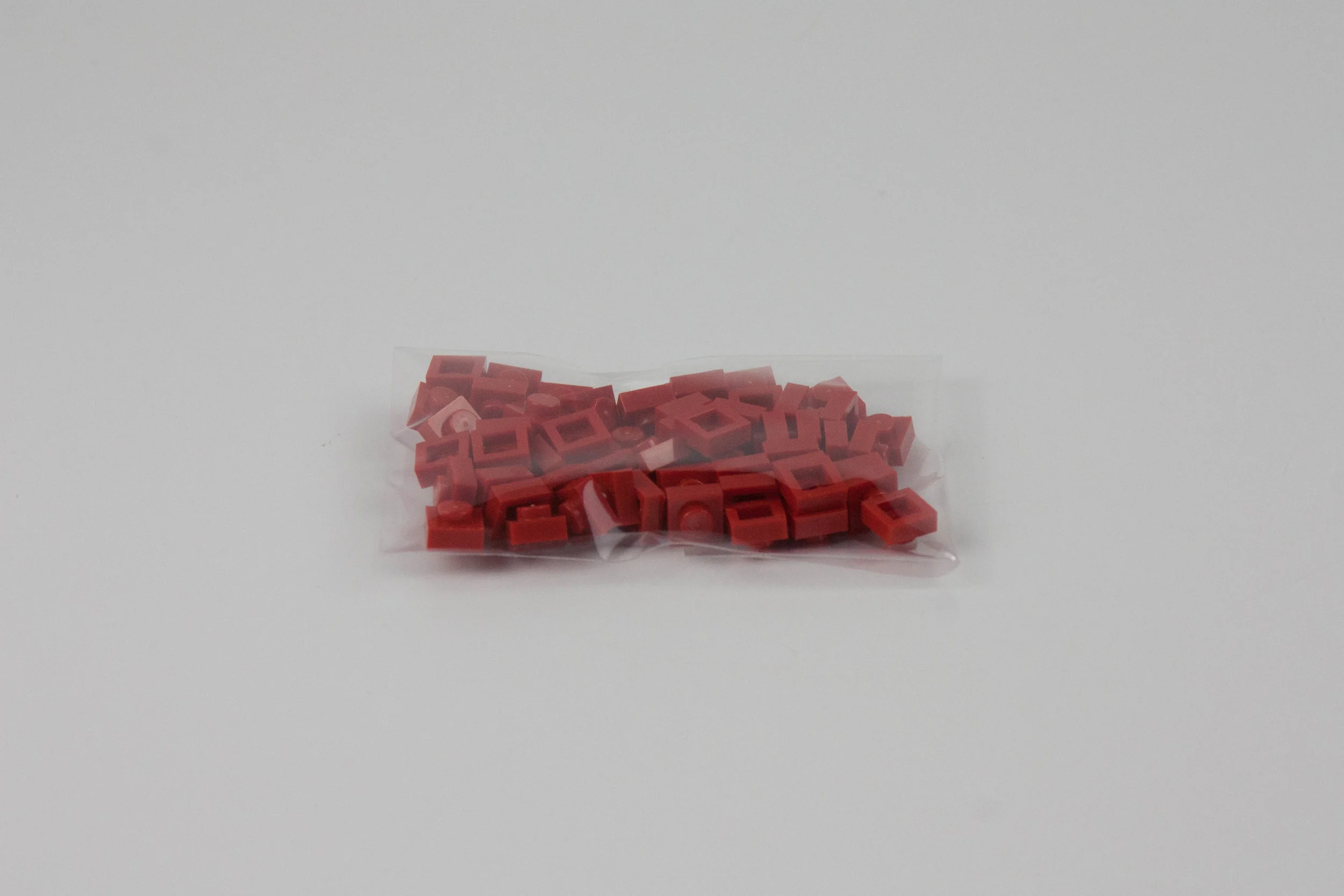 1x1 Blocks Pack Red — Bag & Block