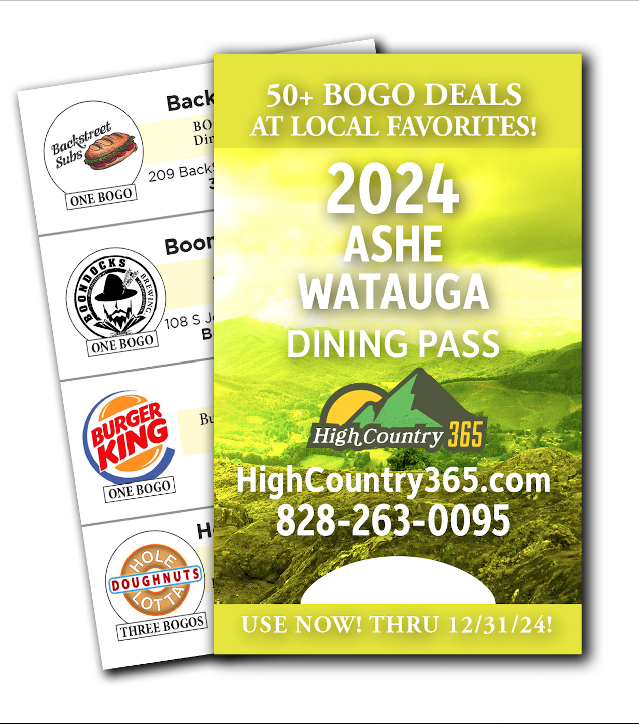 High Country 365 — High Country BOGO Dining Pass