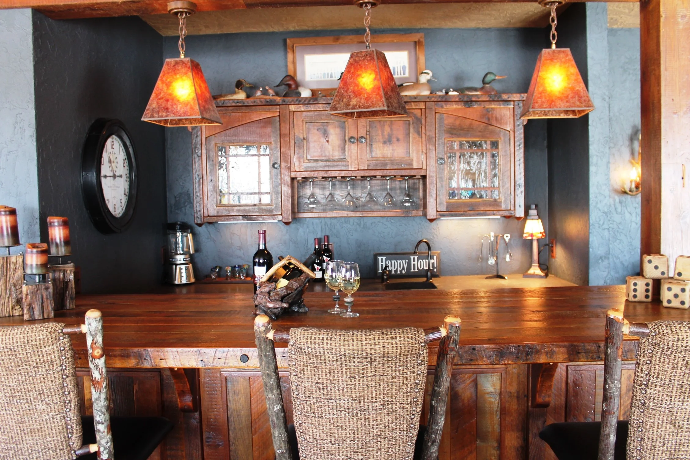 Custom Barnwood Bars & Rustic Bars — Reclaimed Rustic Woodworks