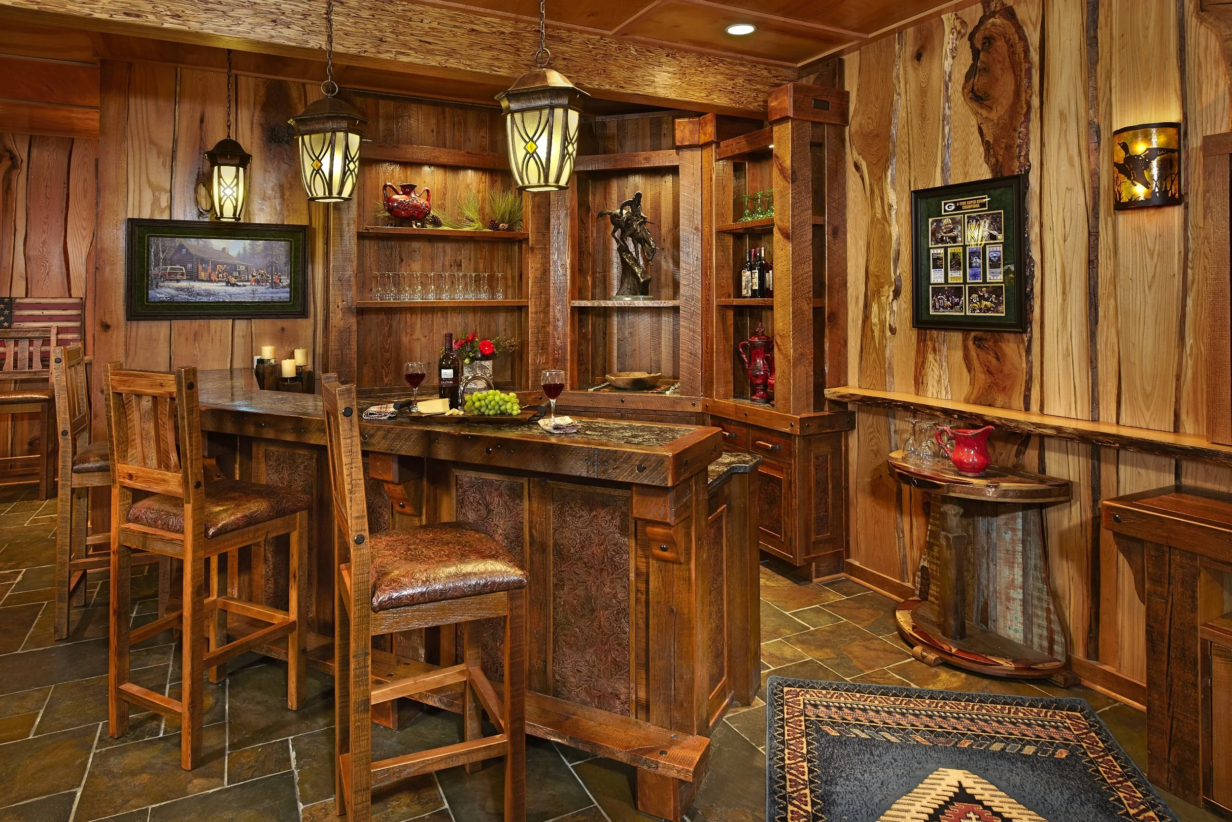 Custom Barnwood Bars & Rustic Bars — Reclaimed Rustic Woodworks