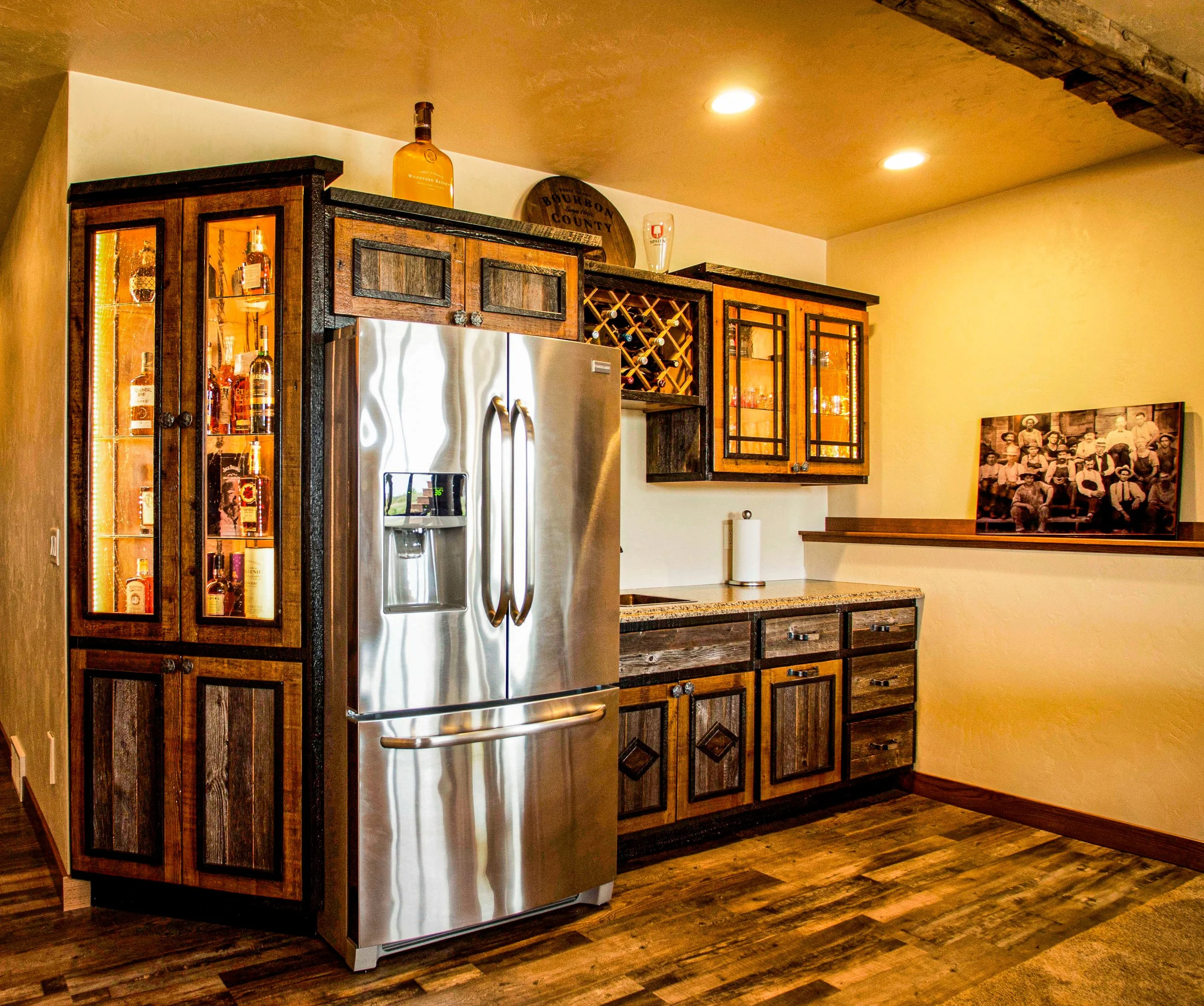 Custom Barnwood Bars & Rustic Bars — Reclaimed Rustic Woodworks