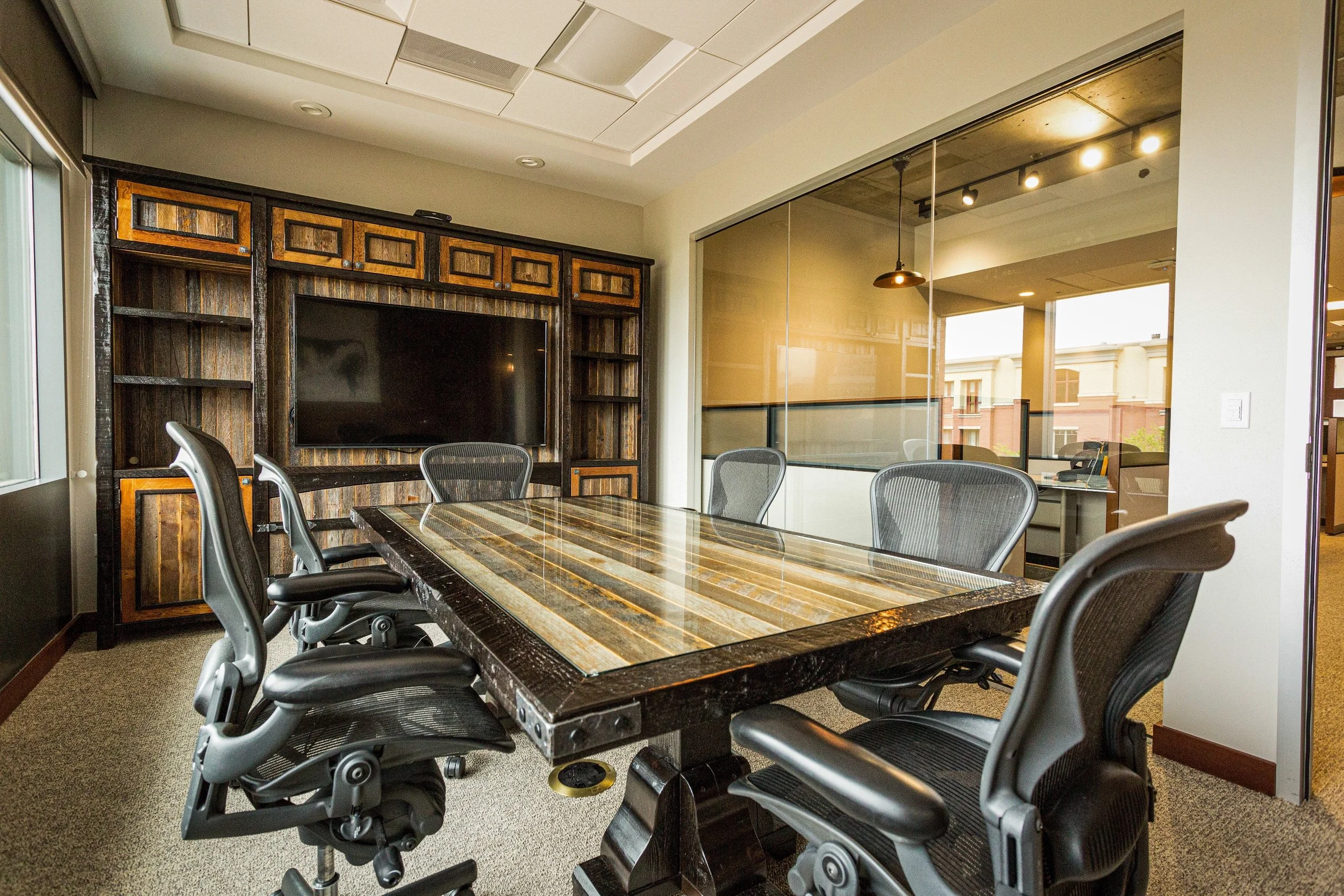 40 North Custom Office Build Out Silverado Style — Reclaimed Rustic ...