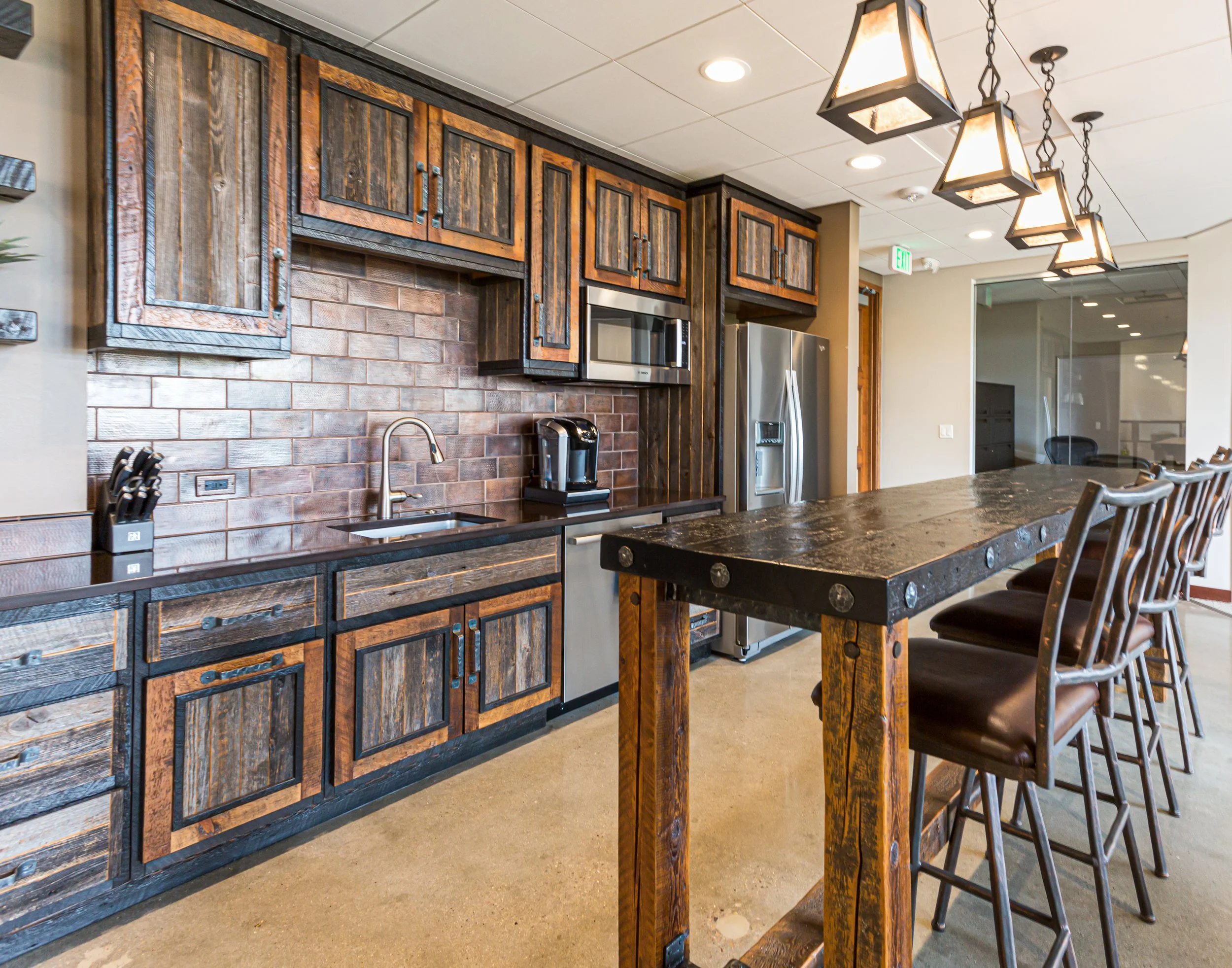 Rustic Cabinets - Reclaimed Barnwood — Reclaimed Rustic Woodworks