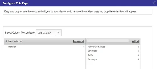 Configuring your Online Banking Dashboard | InFirst FCU