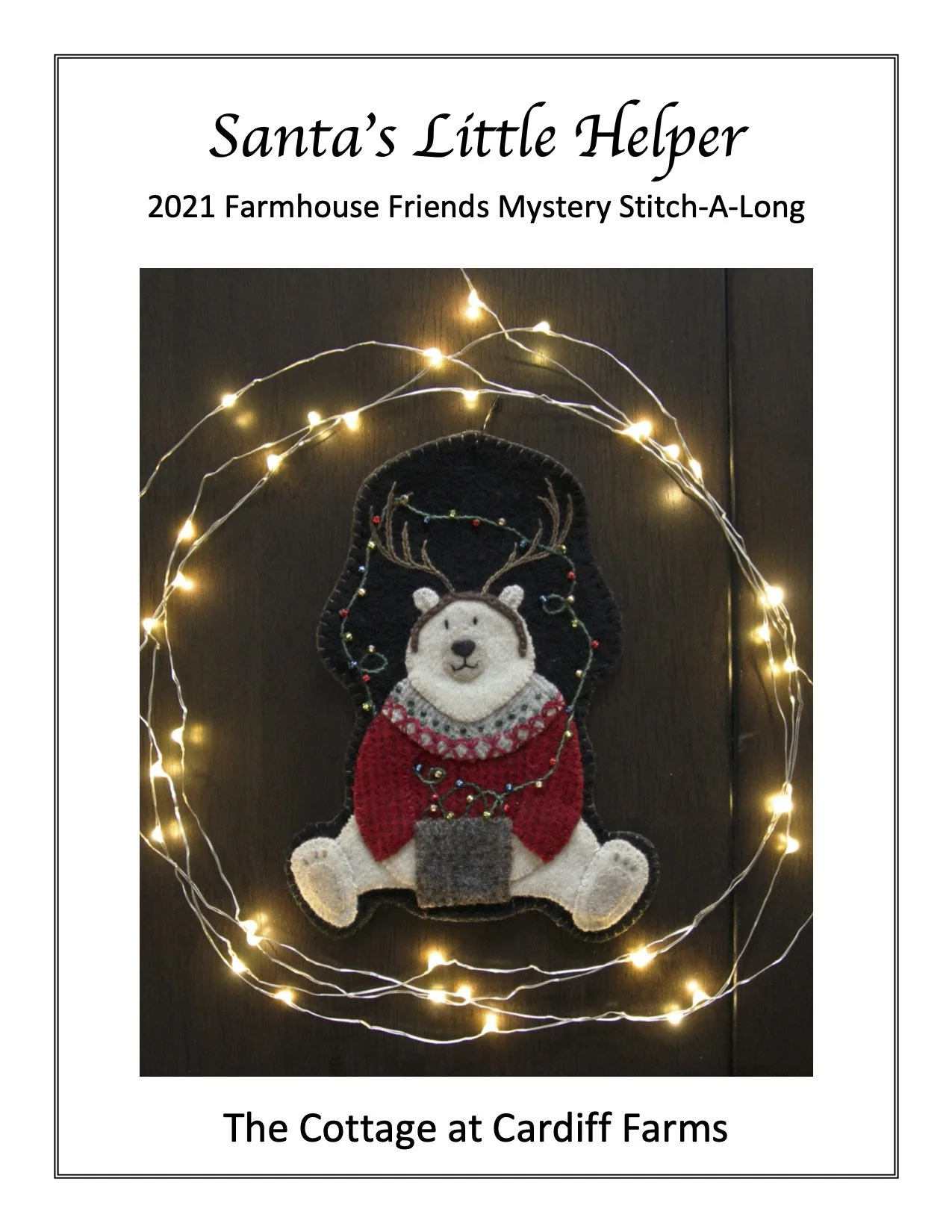 *Digital Pattern* Farmhouse Friends Mystery Stitch-A-Long "Santa's ...