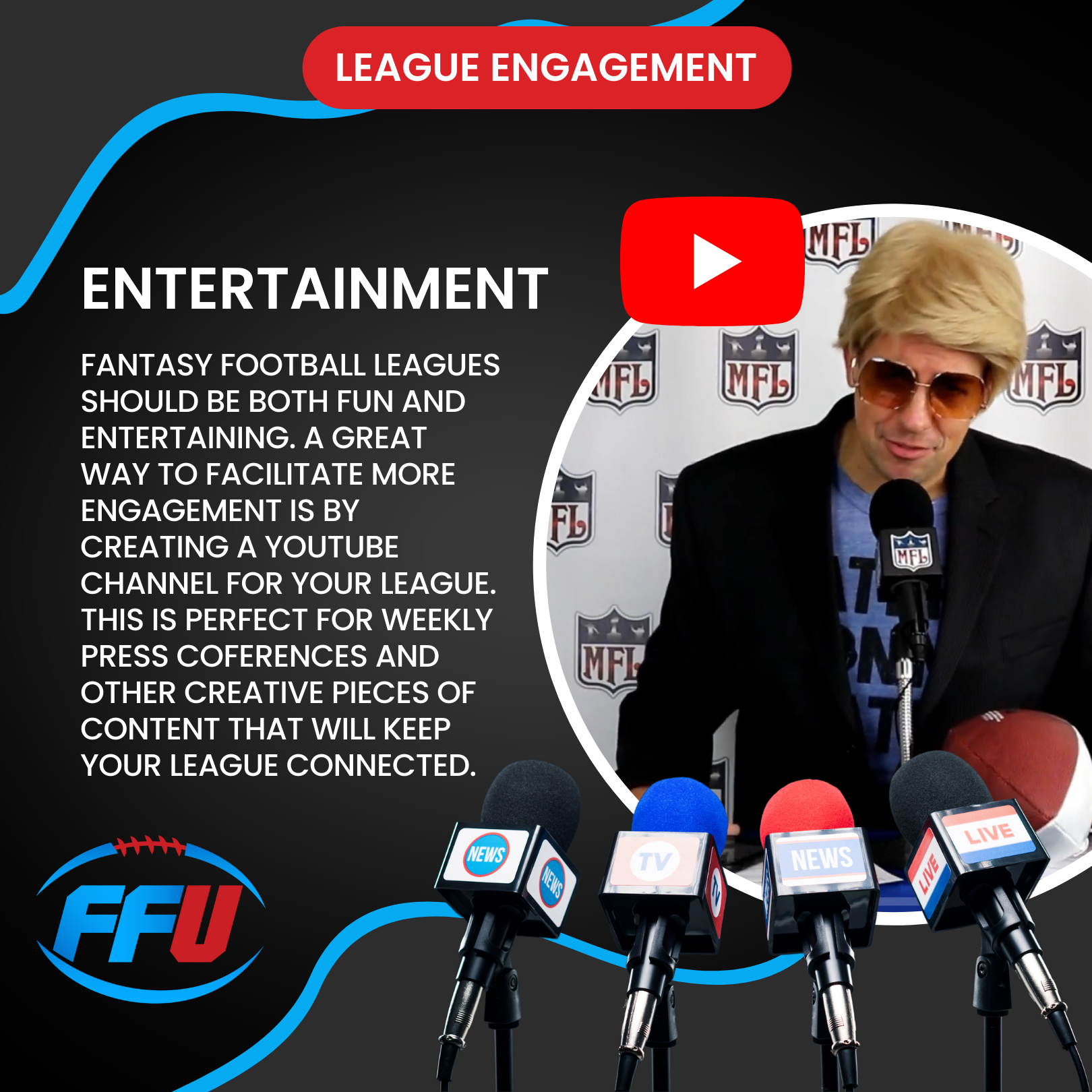 FANTASY FOOTBALL LEAGUE ENGAGEMENT STRATEGIES — Fantasy Football Unlimited