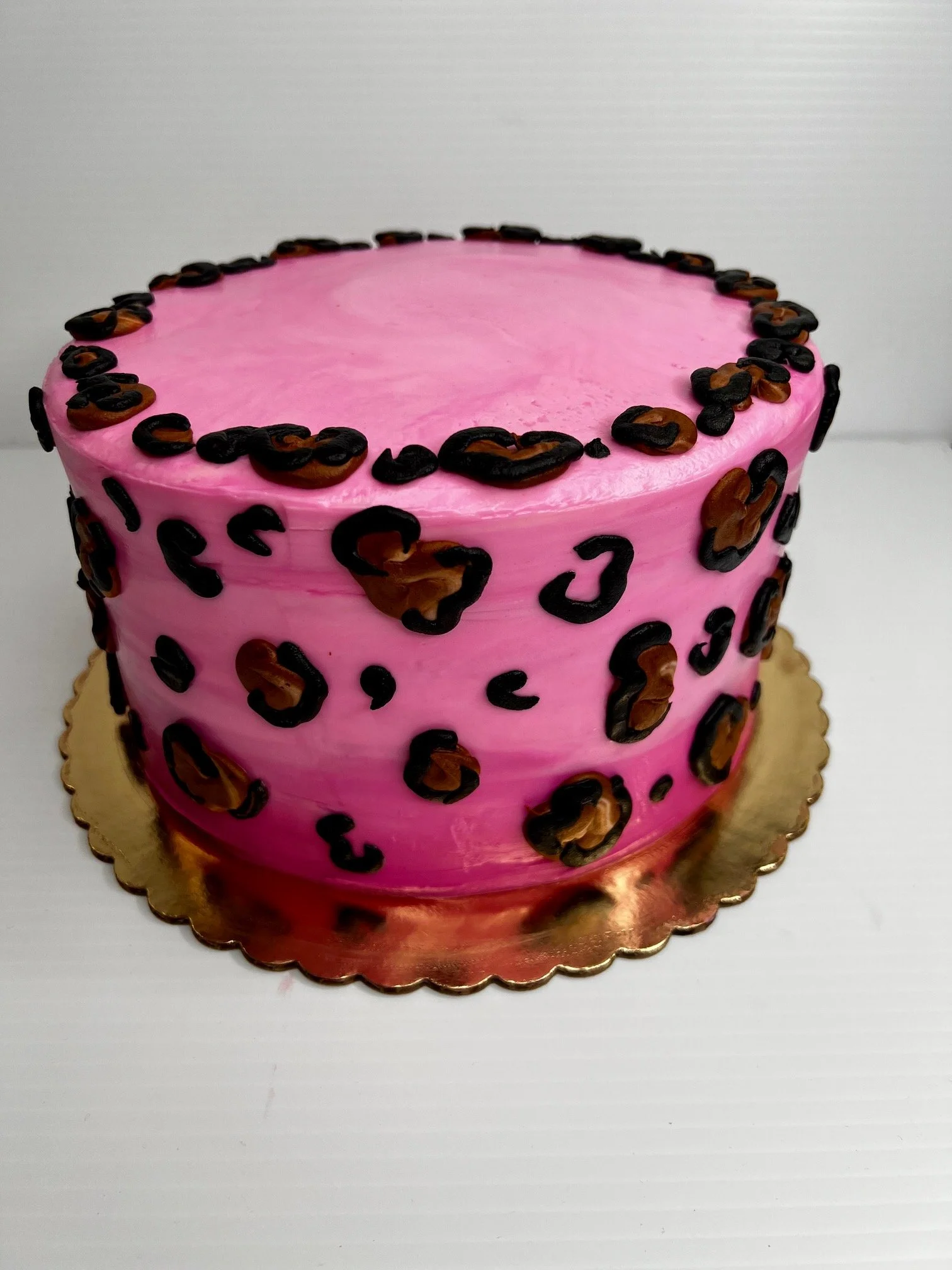 Pink Cheetah Cake