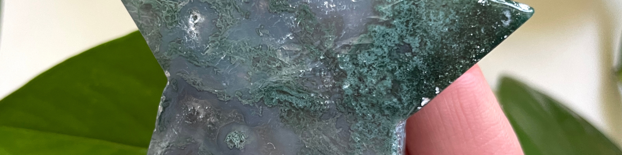 Moss Agate - Metaphysical Crystal — Emerald Lotus