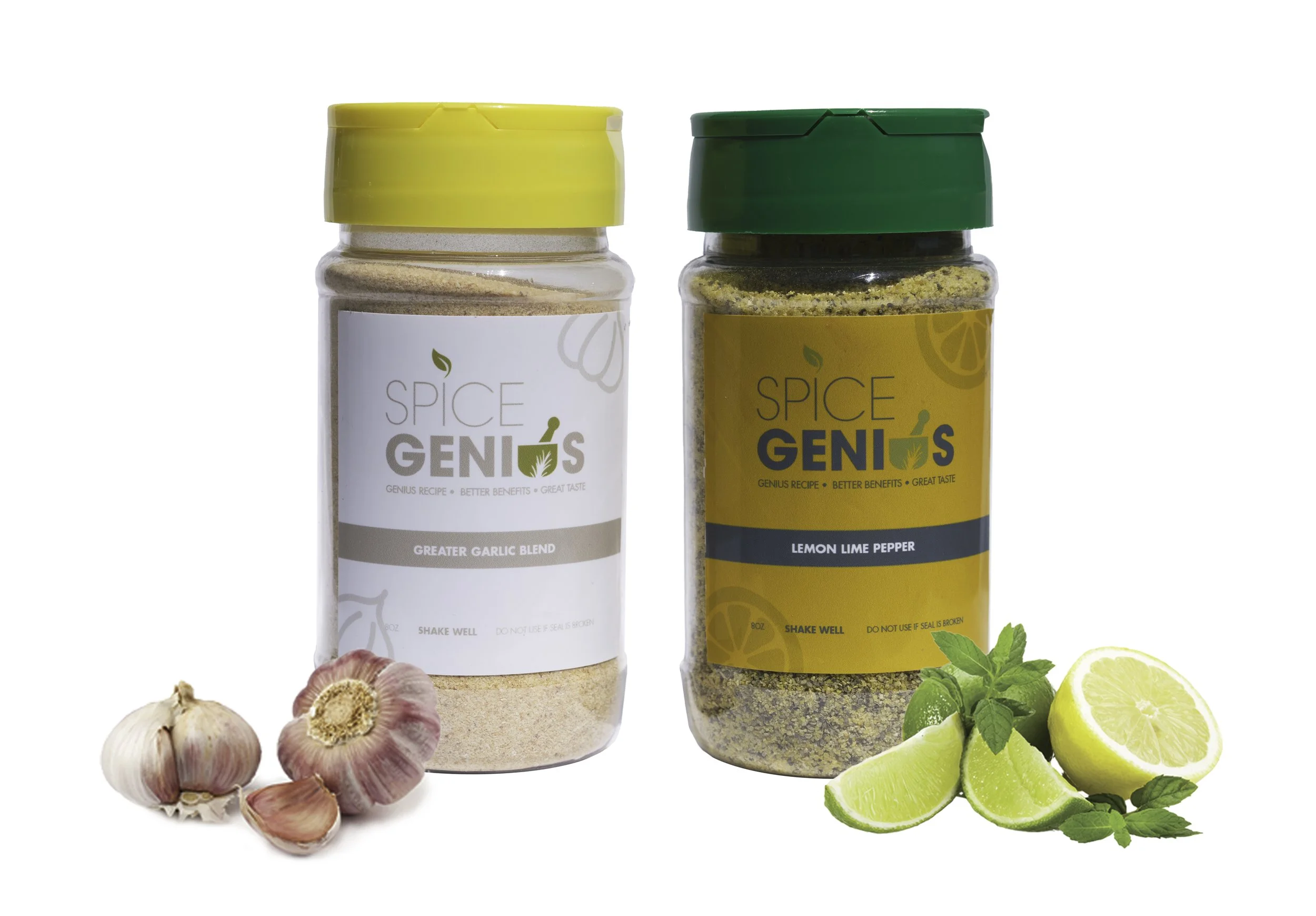 Greater Garlic & Lemon Lime Pepper Combo Pack — Spice Genius
