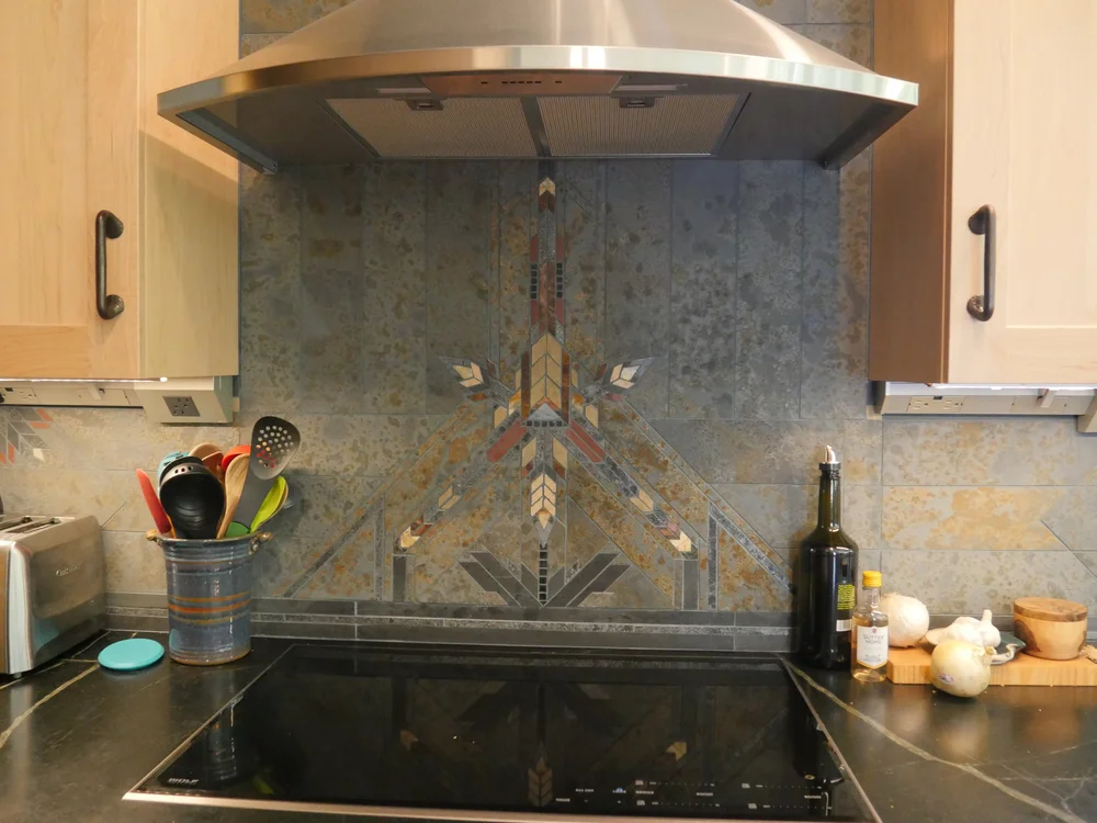 Stone Veneer Backsplash — Poetry of Stone