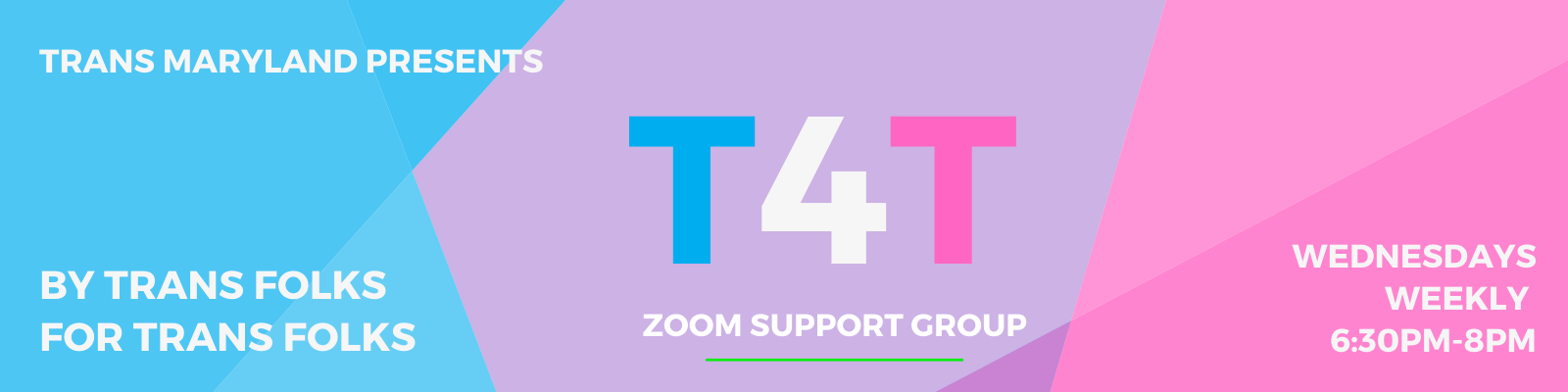 T4T Weekly Digital Support Groups — Trans Maryland