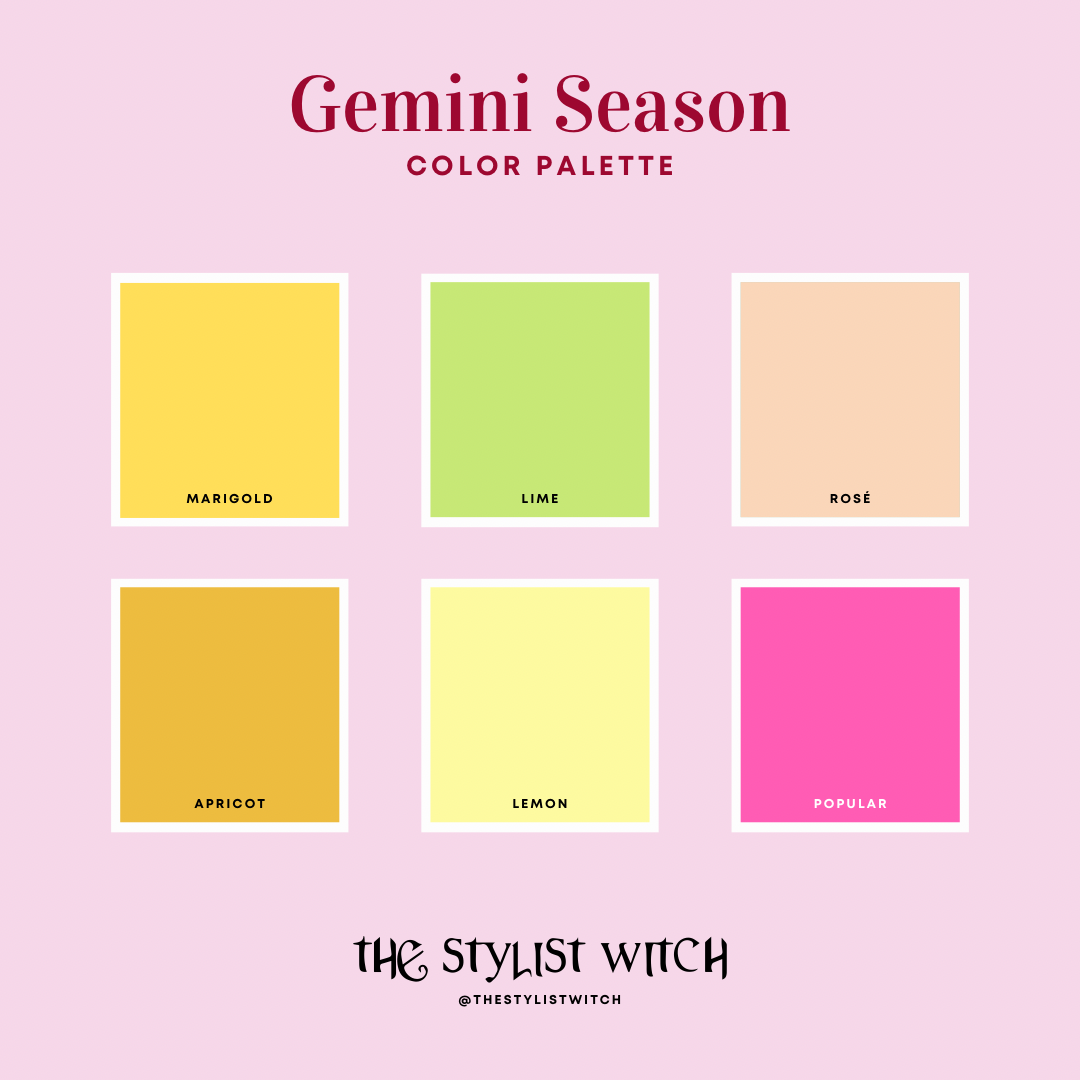 Gemini Season Glamour Guide — The Stylist Witch