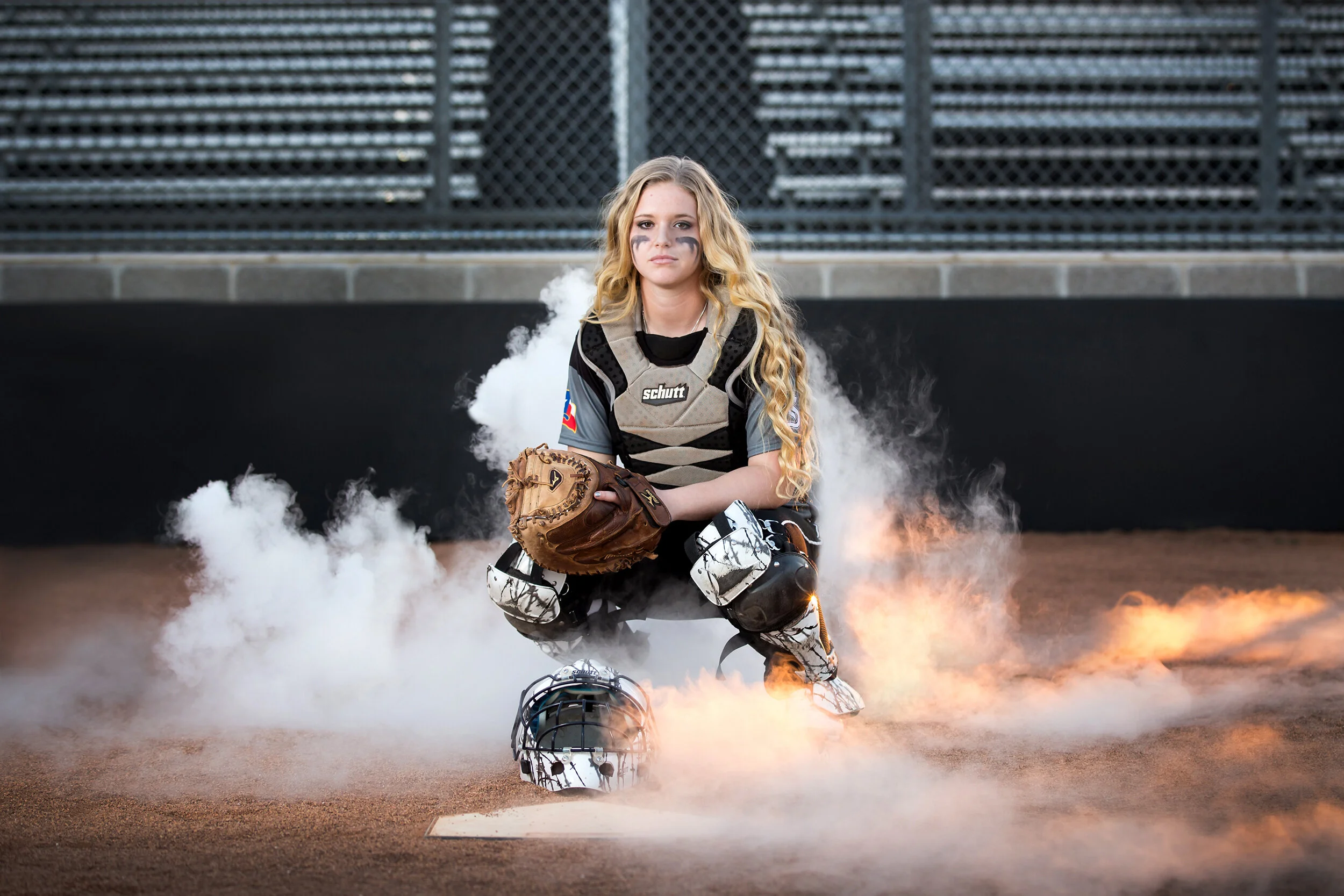 Softball Catcher Photography