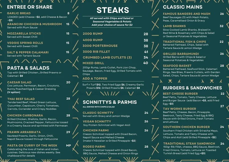 Restaurant Tenterfield Tavern