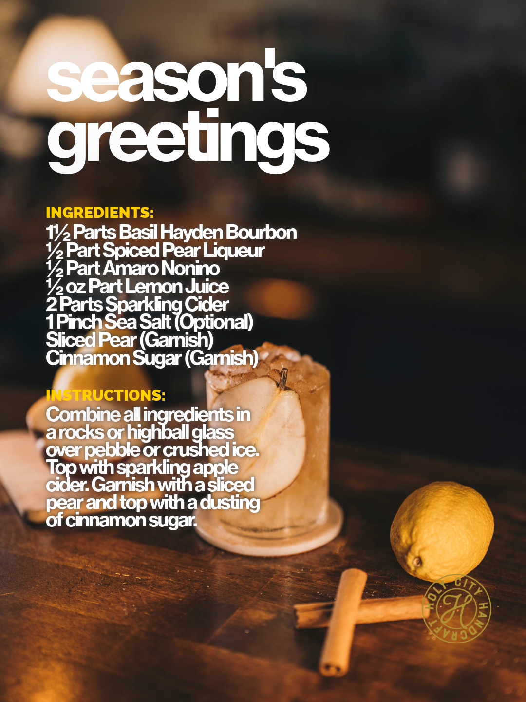 Season’s Greetings | Holy City Handcraft