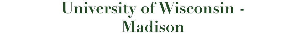 University of Wisconsin - Madison — Regeneration Field Institute