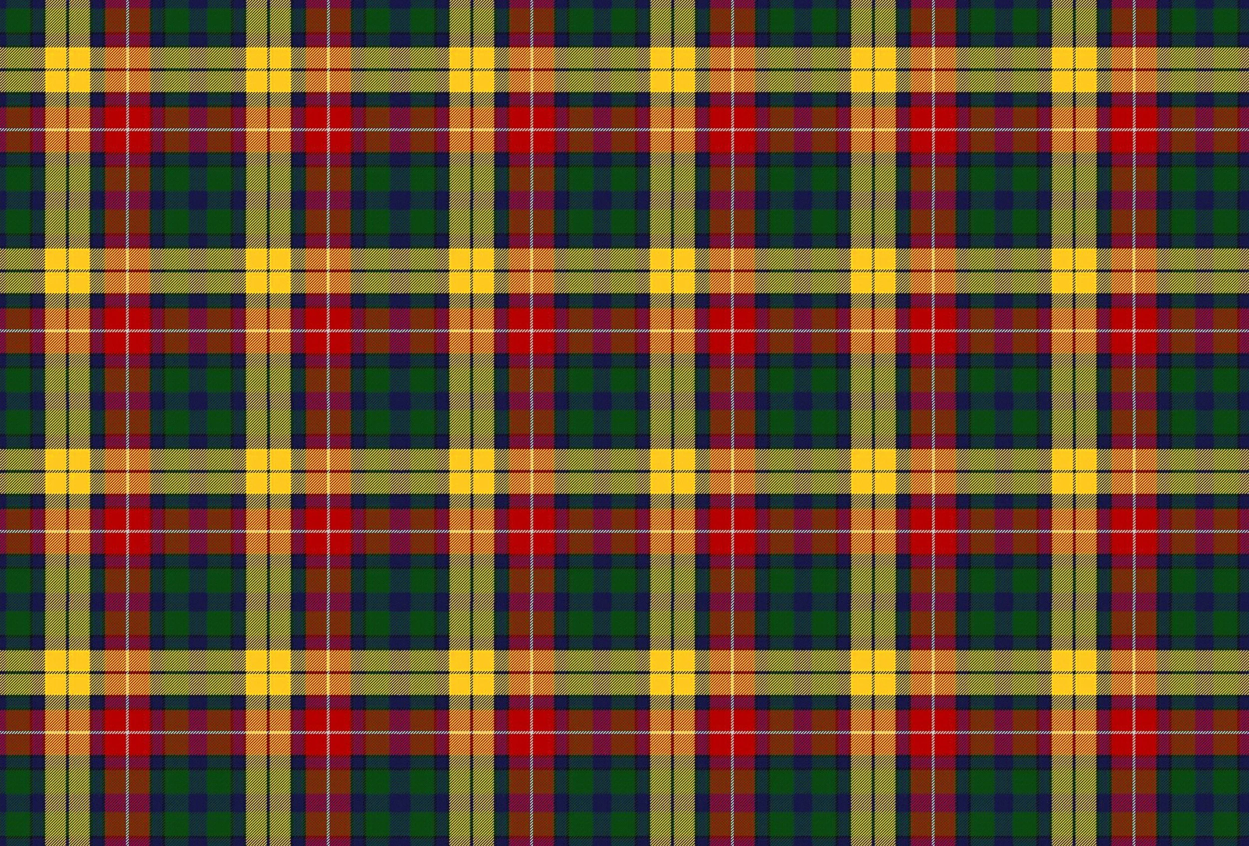 Buchanan Tartan is defined by brilliant colors and an asymmetrical ...